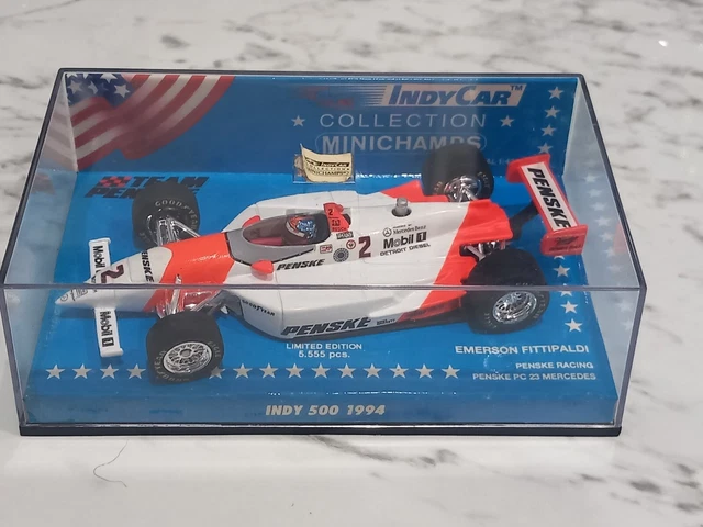 MINICHAMPS 1/43 INDYCAR Collection Fittipaldi Indy 500 1994 Penske Ltd ...