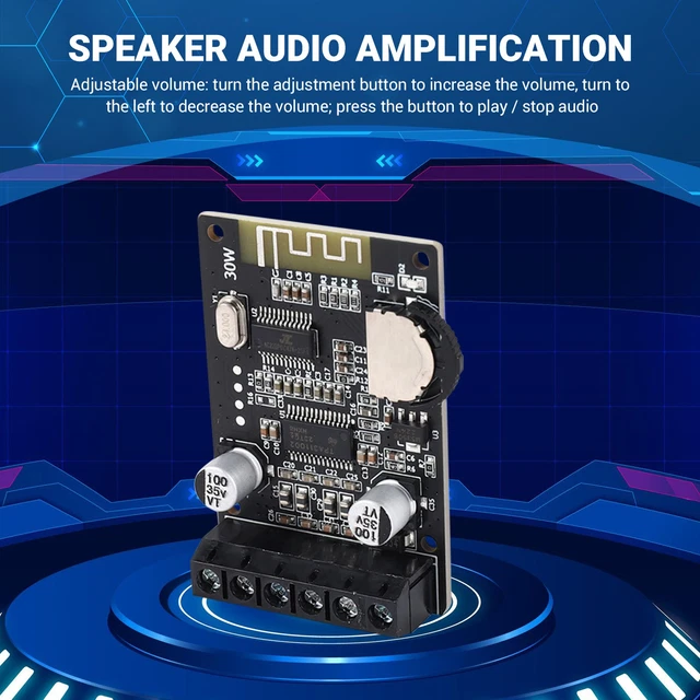 CARTE D'AMPLIFICATEUR DE Puissance Bluetooth StéRéO 20W Carte D'Amplificate1552 EUR 5,48 ...