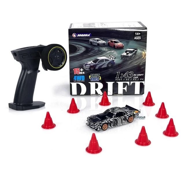 USED UK STOCK 1/43 2.4G Ready to Run 4WD RC Mini Drift Racing Car Toy W ...