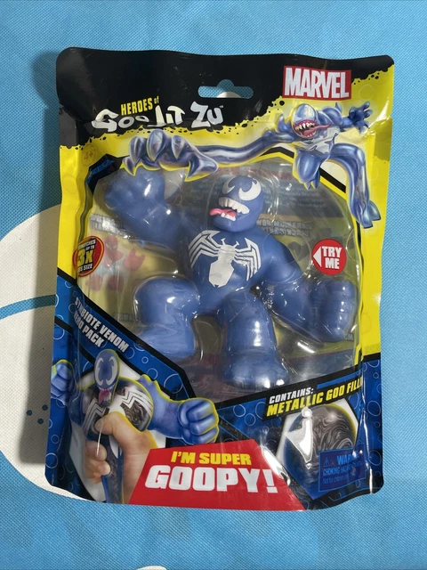 VENOM SYMBIOTE HEROES Of Goo Jit Zu Marvel Spider-Man Stretchy Goopy ...