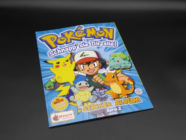 POKÉMON STICKER ALBUM serie 2 - Merlin Collections incl. poster tedesco ...