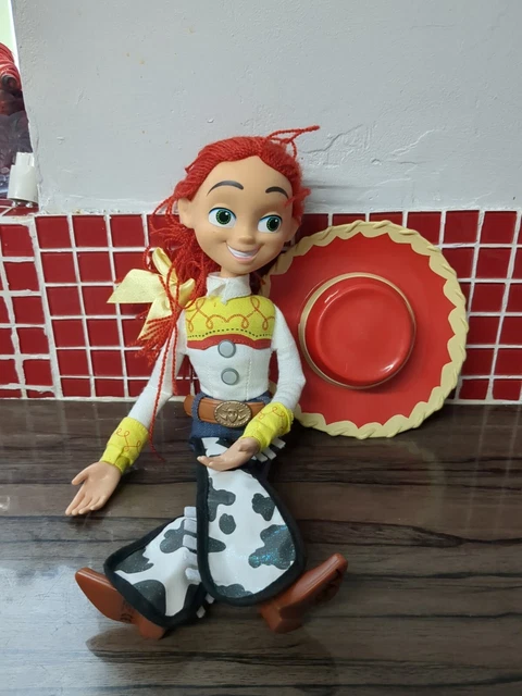DISNEY STORE TOY Story Pull String Talking Jessie Cow Girl Doll ...