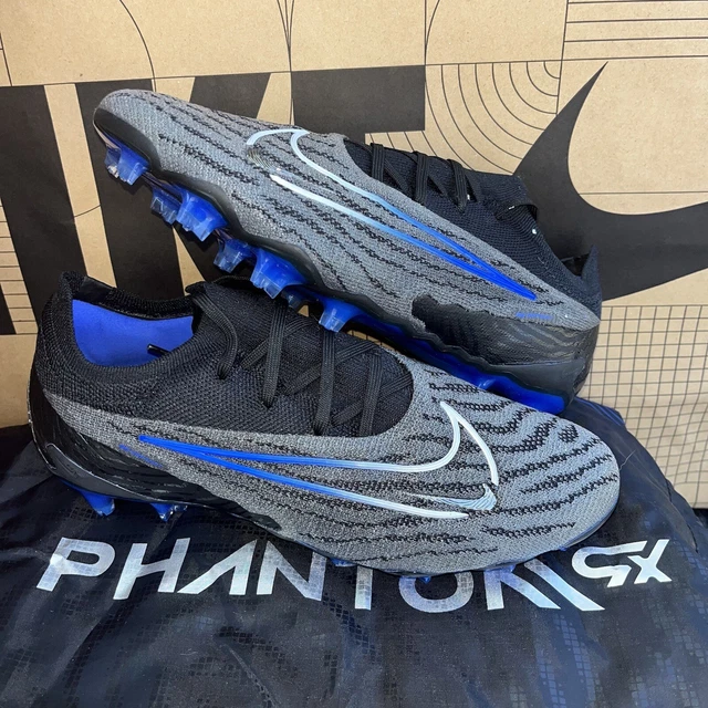 NIKE PHANTOM GX Elite FG Soccer Black Hyper Royal DC9968-040 Men's 5.5 ...