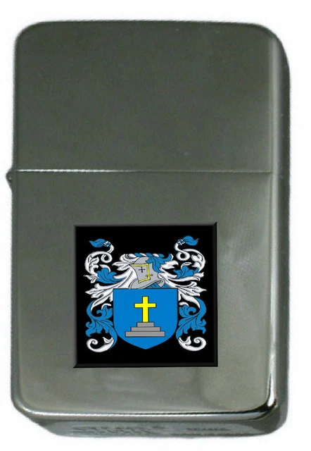 GARZA FAMILIA CREST Apellido Escudo de Armas Cigarrillo Ligther ...