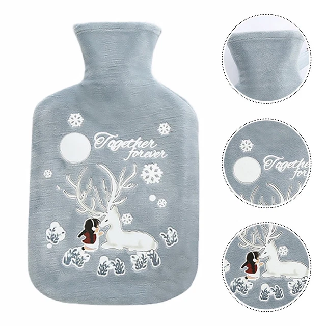 HOT WATER BAG for Women Cartoon Silicone Bottle Hand Warmer with Cover ...