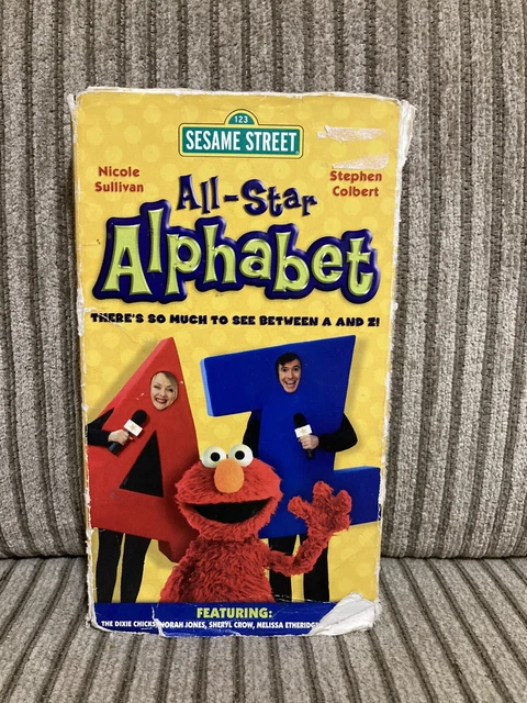 SESAME STREET - All Star Alphabet (VHS, 2005). Dixie Chicks Sheryl Crow ...