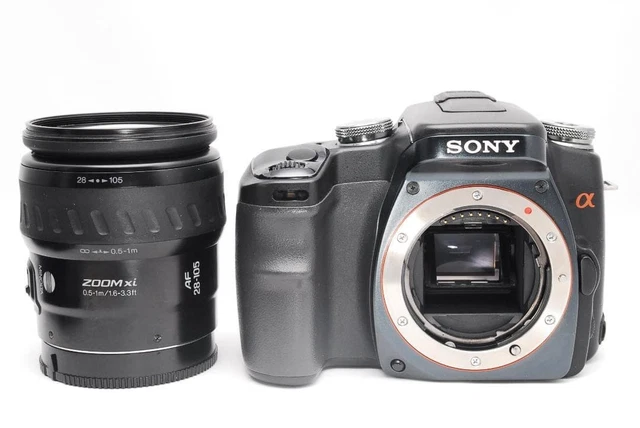 SONY ALPHA 100 DSLR Camera with 28-105mm Lens Set Excellent Condition ...