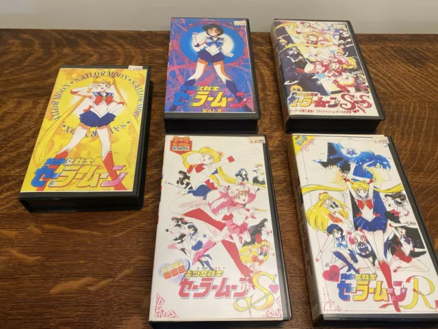 Vintage 90s Sailor Moon Vhs Japanese Anime Cartoon English Sub Vol 1 4