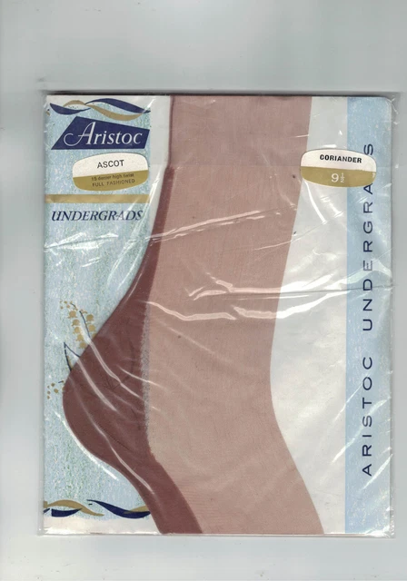 VINTAGE ARISTOC ASCOT Fully Fashioned Seamed Stockings Size 9.5 ...