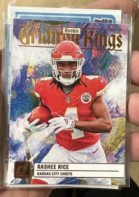 PANINI DONRUSS RASHEE Rice RC Rookie Gridiron Kings CANVAS RGK-16 ...