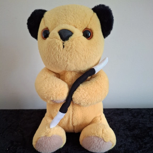 SOOTY AND SWEEP Show 8" tall Sooty with wand soft plush toy Cadells ...