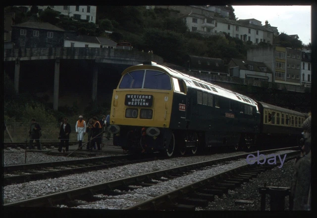 ORIGINAL 35MM SLIDE - Class 52 D1013 'Western Ranger' at Kingswear 9.10 ...