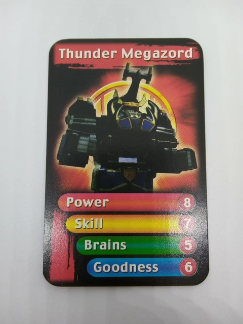 THUNDER MEGAZORD - Power Rangers Ninja Storm TOP TRUMPS JUNIORS 2004 ...