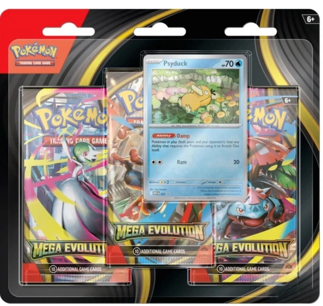 POKÉMON TRADING CARD Game (TCG): Mega Evolution Booster 3 Pack ...