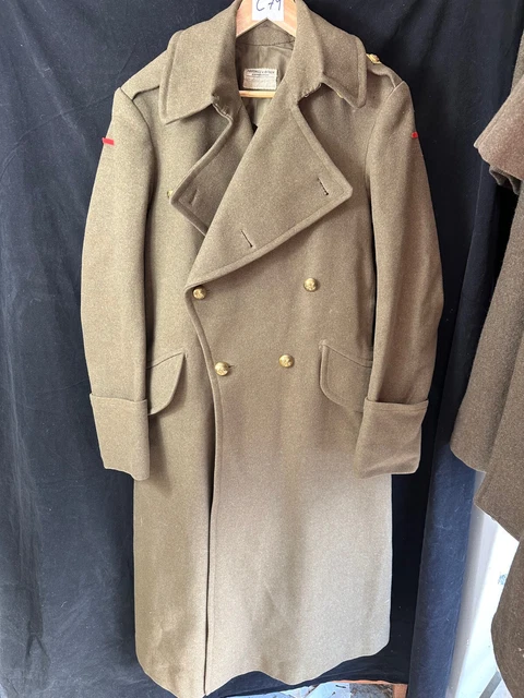 ORIGINAL WW2 BRITISH Army Border Regiment Officers Greatcoat - 1940 ...