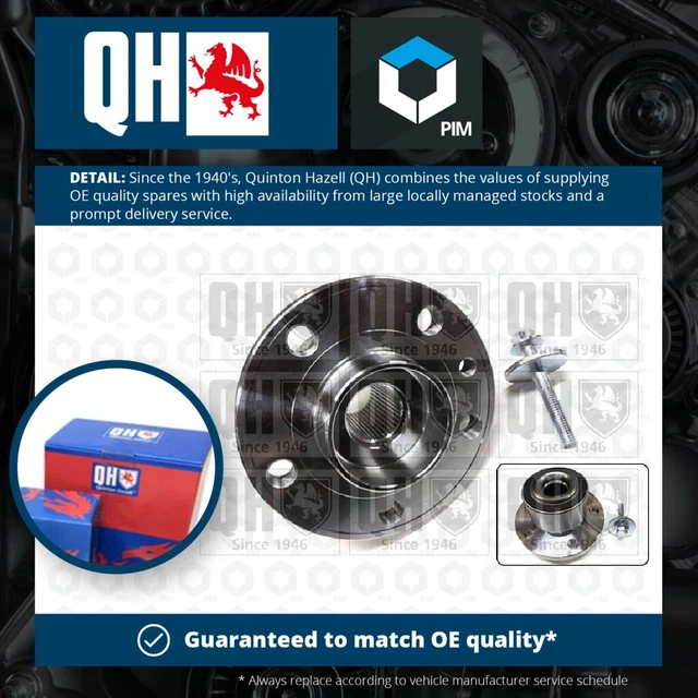 WHEEL BEARING KIT fits VOLVO S60 Mk2 3.0 Front 10 to 18 QH 30736501 ...