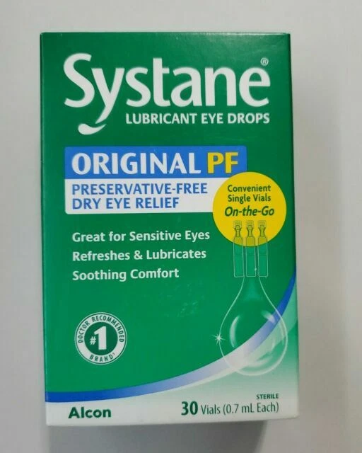 SYSTANE LUBRICANT EYE Drops Sterile Preservative-Free Vials 30 Vials ...