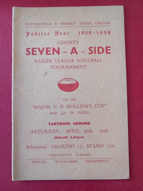 HUDDERSFIELD 7S TOURNAMENT - amateur Rugby League played at Fartown in ...