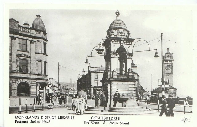 SCOTLAND POSTCARD - Coatbridge - The Cross & Main Street - Ref 2292 $5. ...