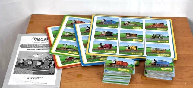 THOMAS THE TANK Engine Matching and Memory Game Childrens Age 3 to 6 ...