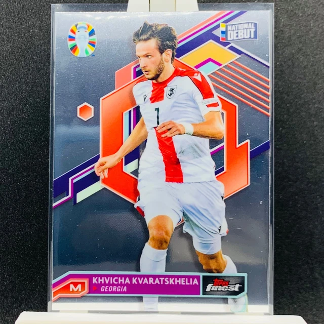 TOPPS FINEST EURO 2024 | Khvicha Kvaratskhelia | Debut 'Rookie' Géorgie ... TOPPS FINEST EURO 2024 | Khvicha Kvaratskhelia | Debut 'Rookie' Géorgie ...