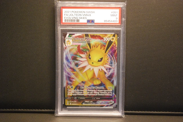 PSA 9 COMME neuf Jolteon VMax #051/203 Evolving Skies 2021 EUR 11,64 - PicClick FR