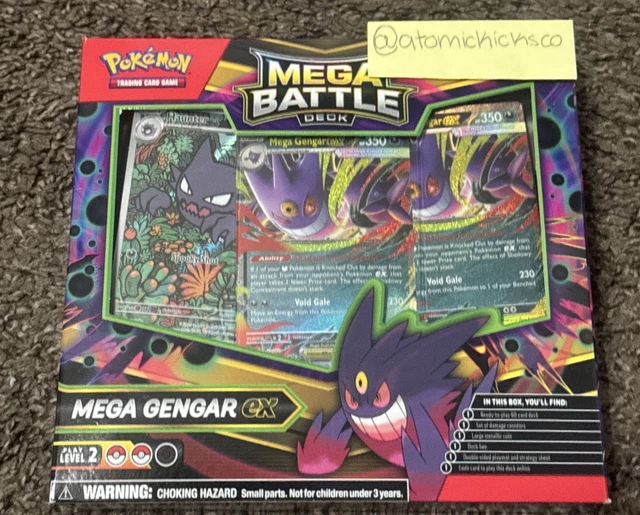 POKEMON TCG MEGA Battle Deck Mega Gengar Ex Factory Sealed Brand New ...