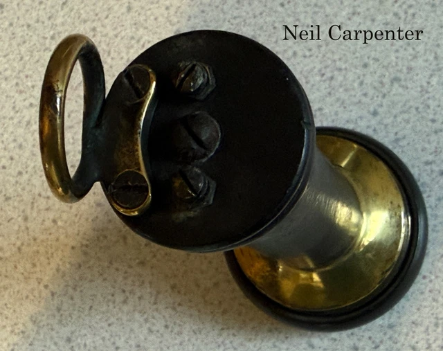 VERY RARE EARLY open terminal receiver for very early telephone. GPO ...