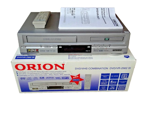 ORION DVD/VR-2962 SI DVD-Player / VHS-Videorecorder in OVP, 2 Jahre ...