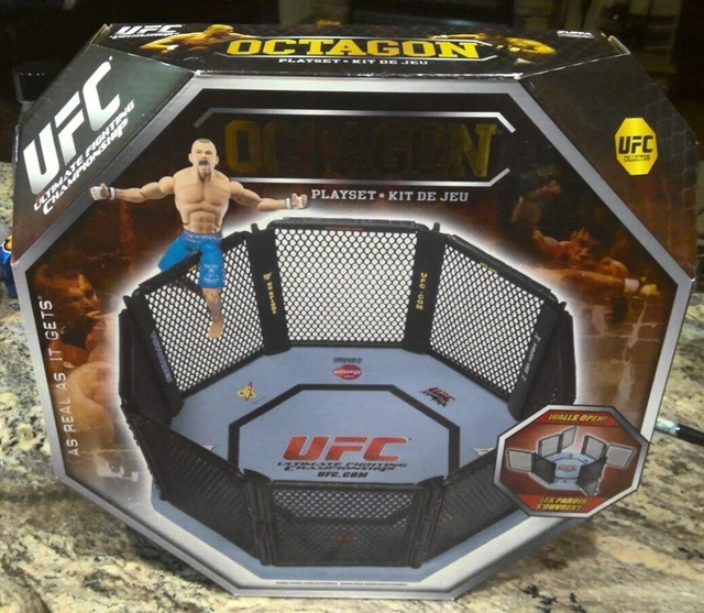 UFC ULTIMATE FIGHTING Championship OCTAGON Ring Playset Zuffa Jakks ...