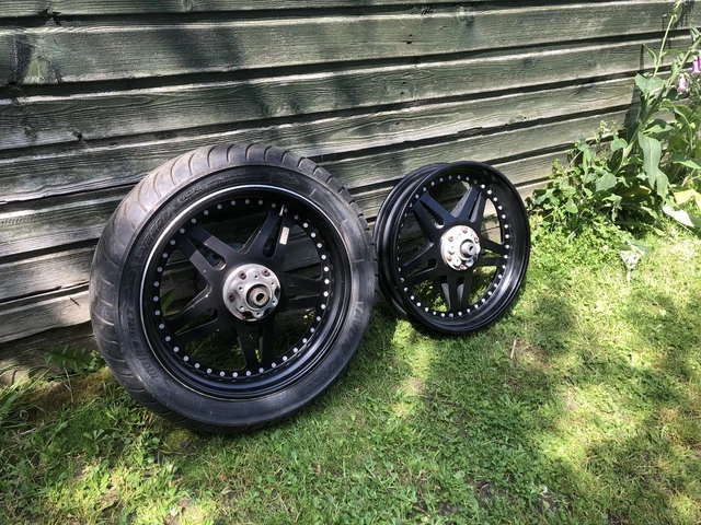 17” PAIR ASTRALITE Motorcycle Race Wheels. £500.00 - PicClick UK