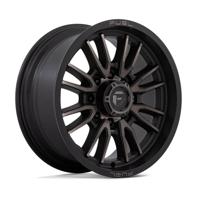 20X9 FUEL D762 Clash Matte Black Double Dark Tint Wheel 8x6.5 (20mm ...