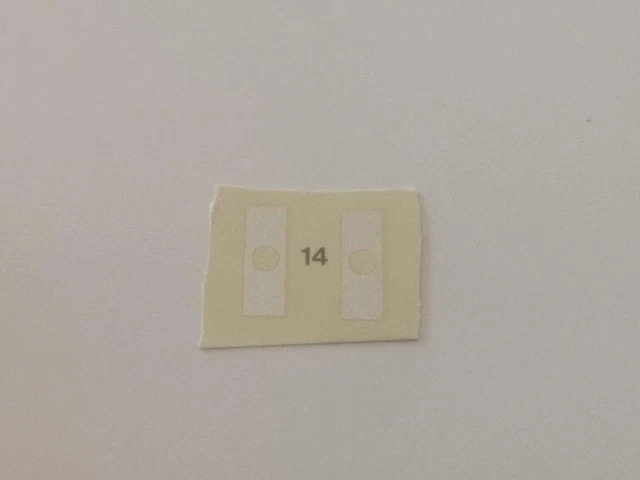 DECAL 14 PER FERRARI TESTAROSSA POCHER 1/8 K51 K52 K53 K54 K59 K61 K63 ...