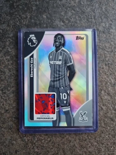 EBERECHI EZE PATCH 55/75 Topps Premier League 2025-26 Crystal Palace £ ...