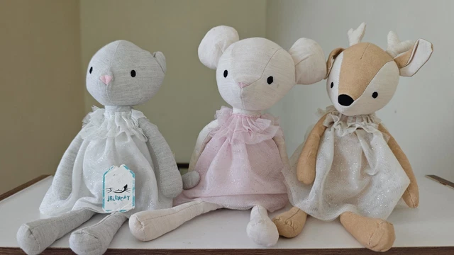 JELLYCAT JOLIE FAWN, Kitten and Mouse £140.00 - PicClick UK