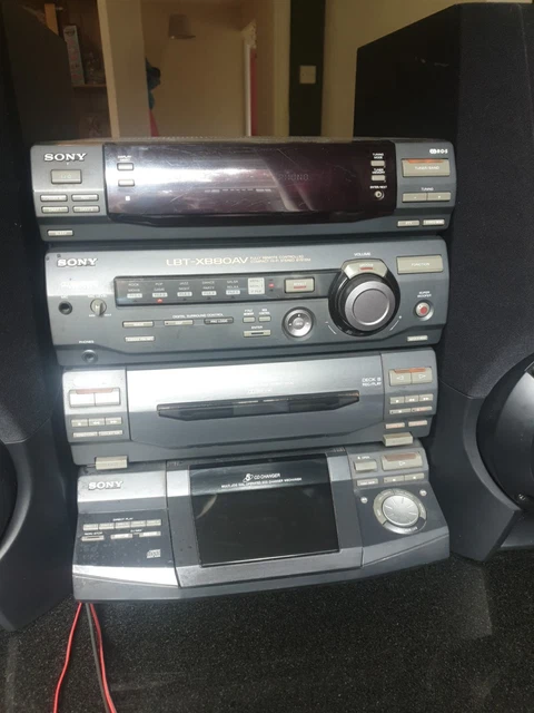 SONY LBT-XB80AV HI-FI System with Sony SS-XB6AV Speakers – 5-Disc CD ...