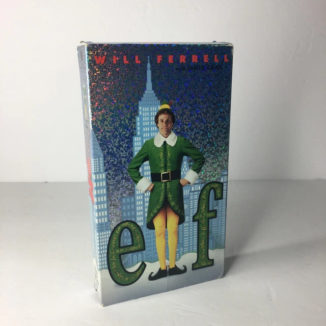 ELF (VHS TAPE, 2004) Will Ferrell - New Line Home Entertainment - Holo ...