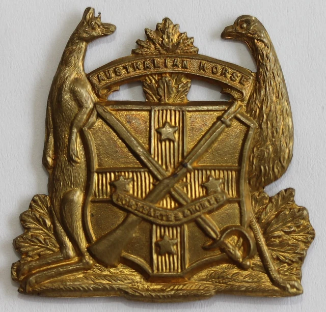 AUSTRALIA AUSTRALIAN HORSE Collar Badge Commonwealth Colonial ...