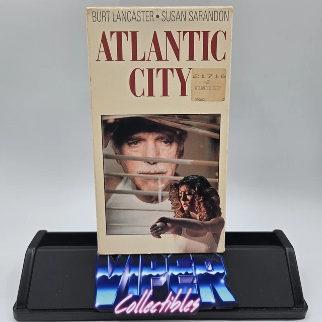 ATLANTIC CITY (VHS, 1992, Paramount) Burt Lancaster, Susan Sarandon, ex ...