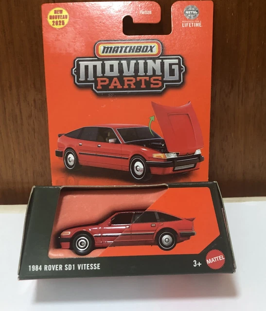 1984 ROVER SD1 Vitesse, 2025 Matchbox Moving Parts, New Boxed 36/50 Red ...