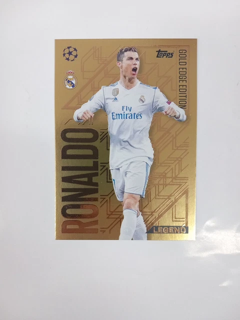 GOLD EDGE EDITION Cristiano Ronaldo Match Attax 2024/2025 Real Madrid ...