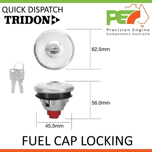TRIDON FUEL CAP Locking For Ford Falcon - 6 Cyl XE - XF 3.3L - 4.1L 6 ...