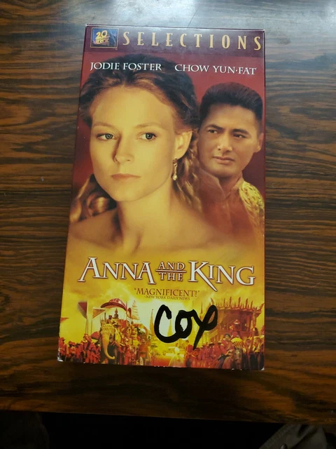 ANNA AND THE King (VHS, 2000, Premiere Series) Chow Yun-Fat, Jodie ...