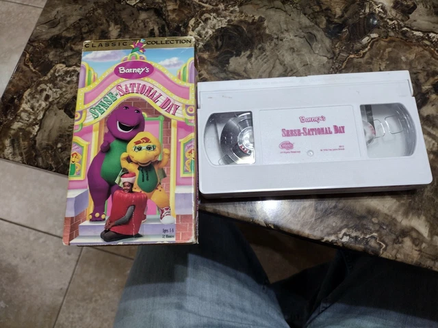 BARNEY’S SENSE-SATIONAL DAY Classic Collection VHS Video Tape Sing ...