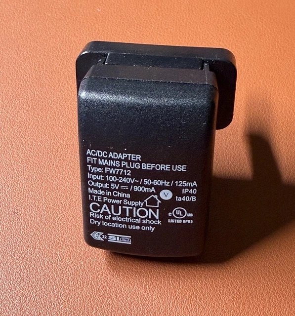 MAINS UK POWER adapter USB 900mA 5V £1.13 - PicClick UK
