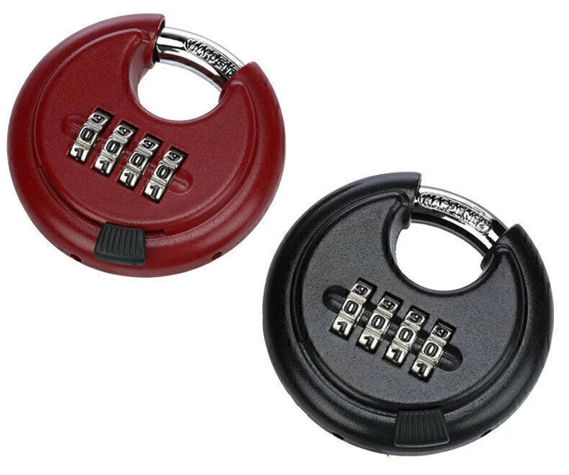 COMBINATION LOCK 70MM Round Shackle Padlock Padlocks Zinc Alloy X7W £13 ...