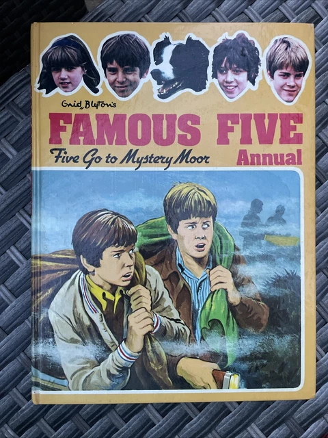 VINTAGE FAMOUS FIVE 1980 Annual Five Go To Mystery Moor Hardback Book £ ...