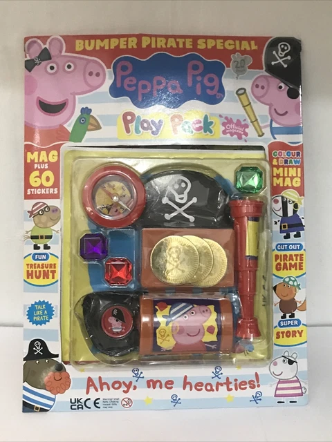 PEPPA PIG MAGAZINE Bumper Pack - 175 2024 Pirate Special Play Pack Toy ...