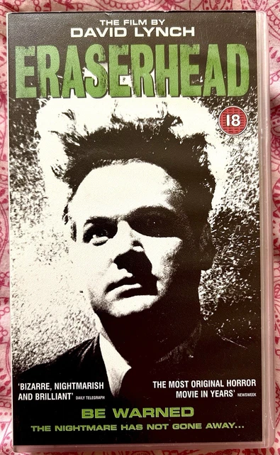 ERASERHEAD VHS BY David Lynch - Pal Polygram Video Movie CERT. 18 £15. ...