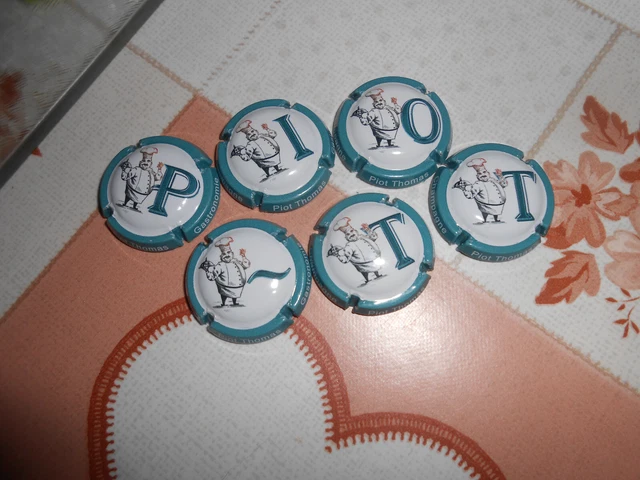 CAPSULES DE CHAMPAGNE piot thomas serie de 6 EUR 8,00 - PicClick FR